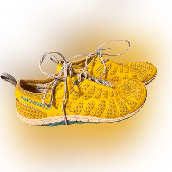 Merrell | Shoes | Merrell Crush Glove Yellow Barefoot Minimalist ...